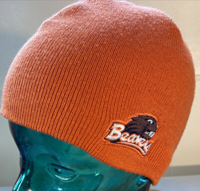 TOP OF THE WORLD OREGON STATE BEAVERS WINTER BEANIE HAT ORANGE OSFM VGC ...