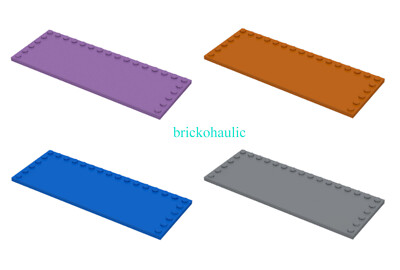 Lego Tile Modified 6 x 16 with Studs on Edges Parts Pieces Lot ALL ...