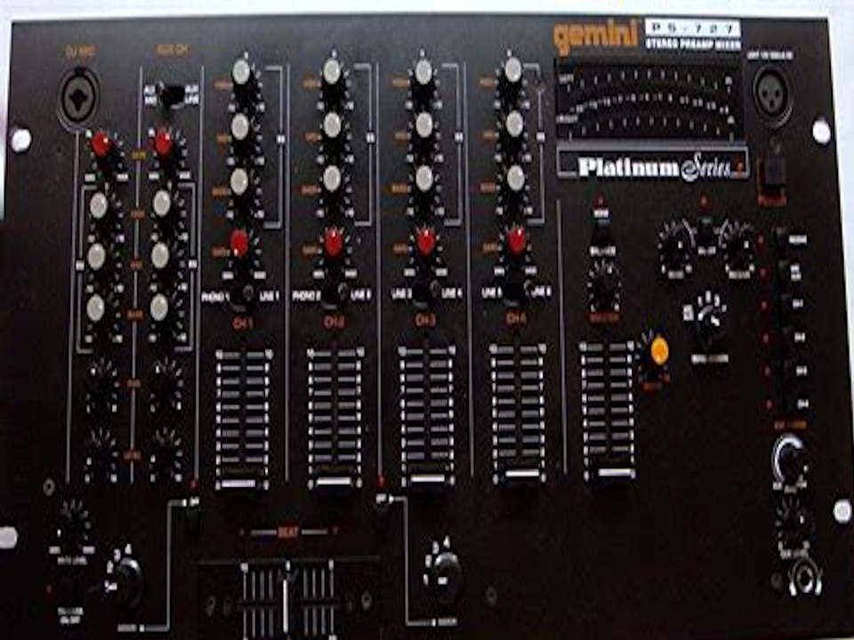 gemini rack mount Stereo Pre amp mixer ps-727 | eBay