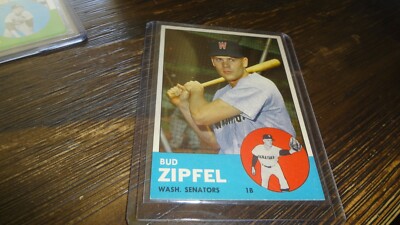 1963 TOPPS #69 BUD ZIPFEL BASEBALL CARD | eBay
