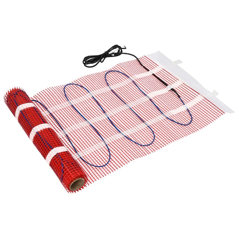 120V Smart Heat Mat Kit Floor Heating System Heating Floor Mat 6.56x1 ...