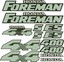 Honda Foreman 400 450 S ES 4x4 OEM Decal Emblem Sticker Kit forman ATV ...