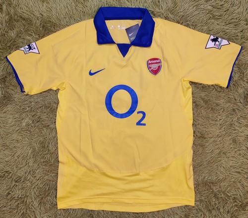 Arsenal FC 2003/04 Away Thierry Henry 14 Retro Vintage Soccer Football ...