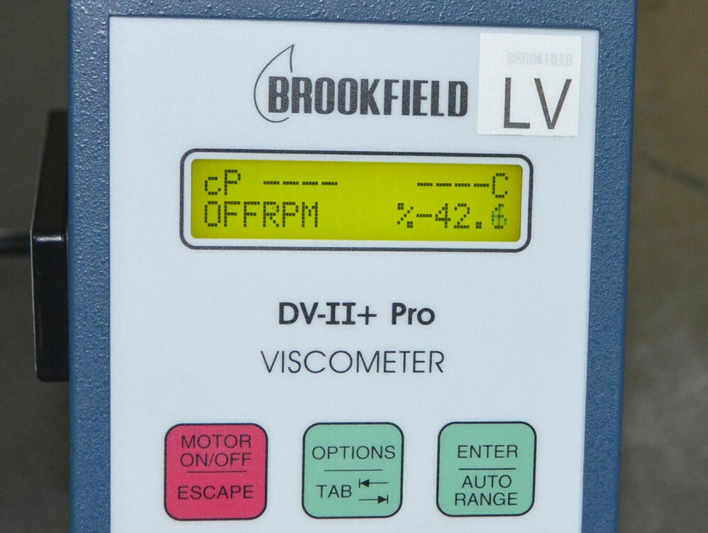 BROOKFIELD DV-II+Pro VISCOMETER [#A204] | eBay