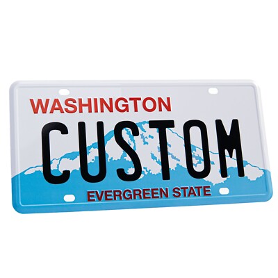 Personalized Washington State License Plate - Embossed Metal & Custom ...