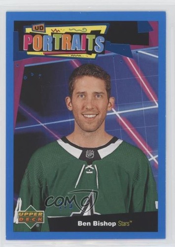 2020-21 Upper Deck UD Portraits Platinum Blue /5 Ben Bishop #P-30 | eBay