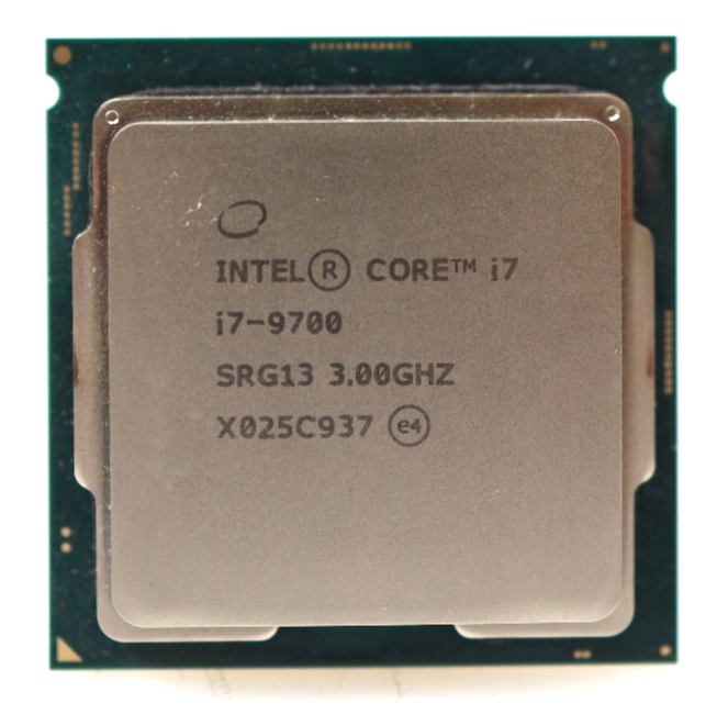 Intel Core i7-9700 Coffee Lake 8-Core 3GHz 12MB 65W LGA1151 64-Bit ...