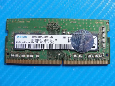 Lenovo T480 Samsung 8GB 1Rx8 PC4-2400T Memory RAM SO-DIMM M471A1K43CB1 ...