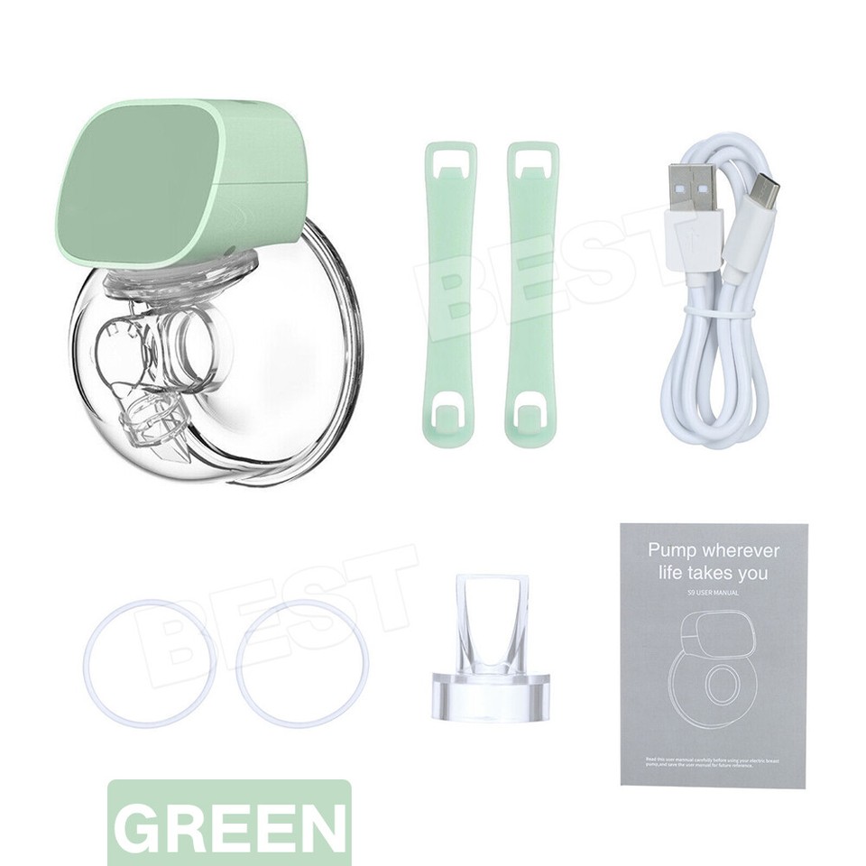 Electric Breast Pump USB Silent Wearable Hands-Free Automatic Milker ...