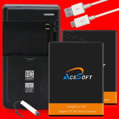 Upgraded ZTE Maven 2 Z831 (AT&T) 2370mAh Grade AA Battery or Travel USB ...