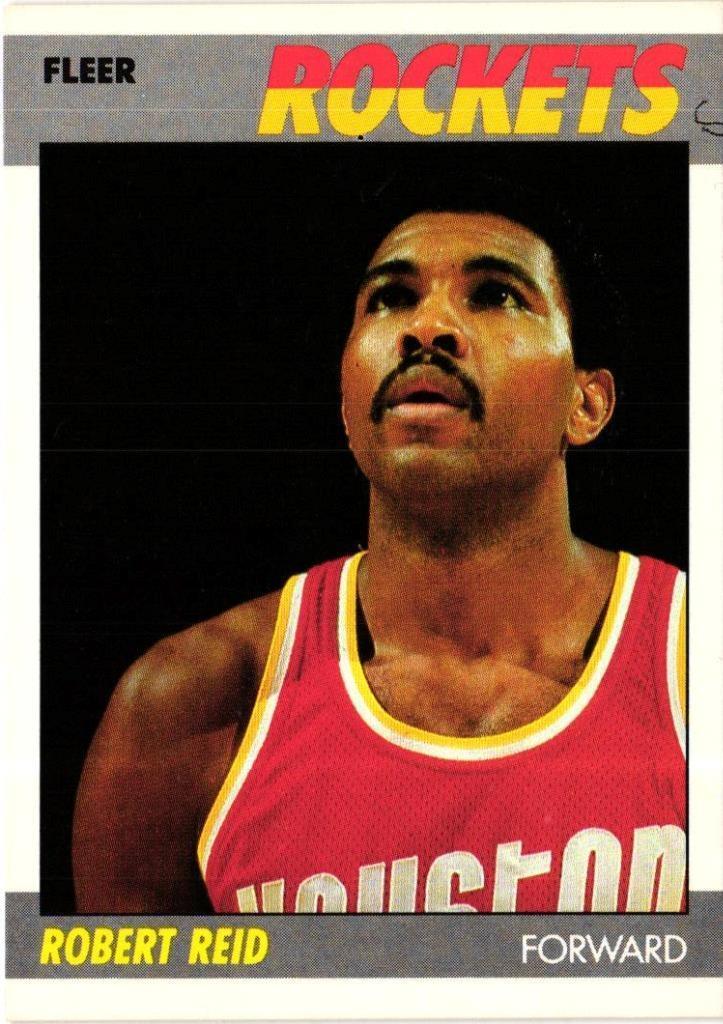 ROBERT REID 1987-88 Fleer Basketball #91 BUY ANY 2 ITEMS FOR 50% OFF ...