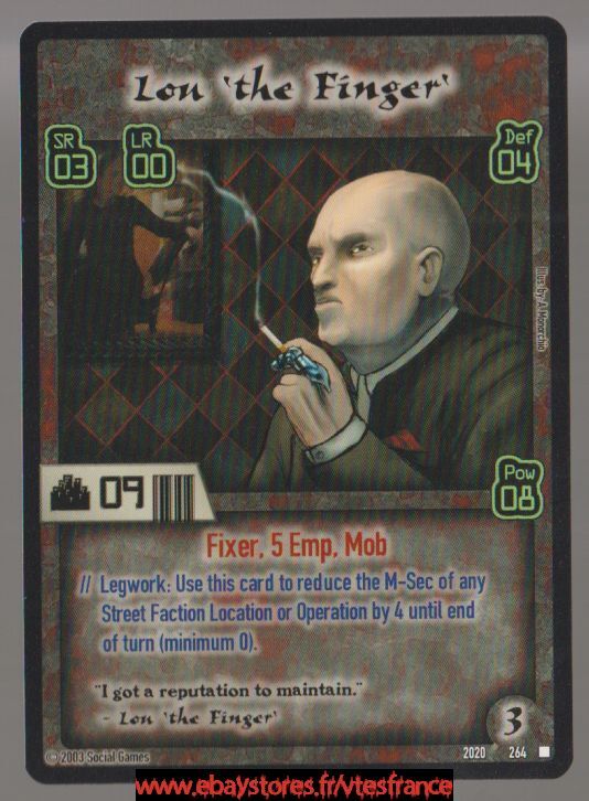 Lou 'The Finger' [2020 Edition] Cyberpunk Ccg | eBay