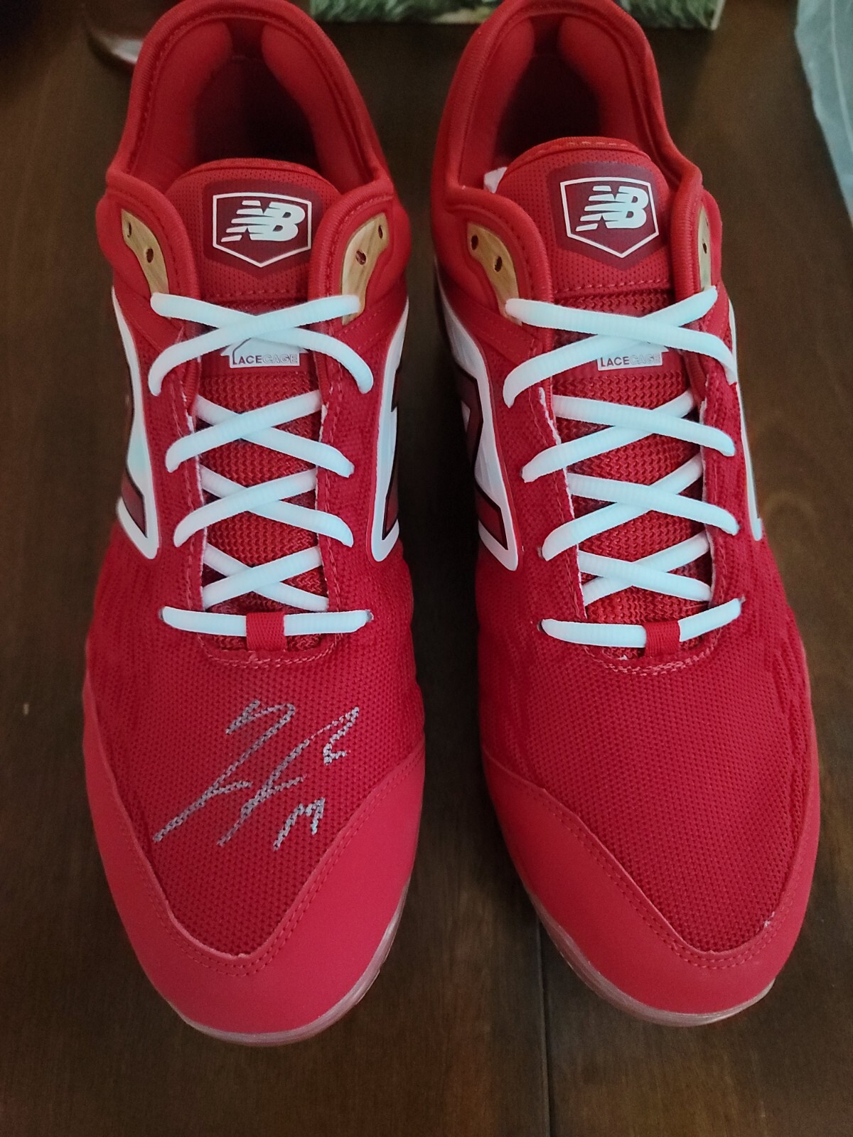 Ronald Acuna Autographed Cleats - JSA COA (Red) | eBay