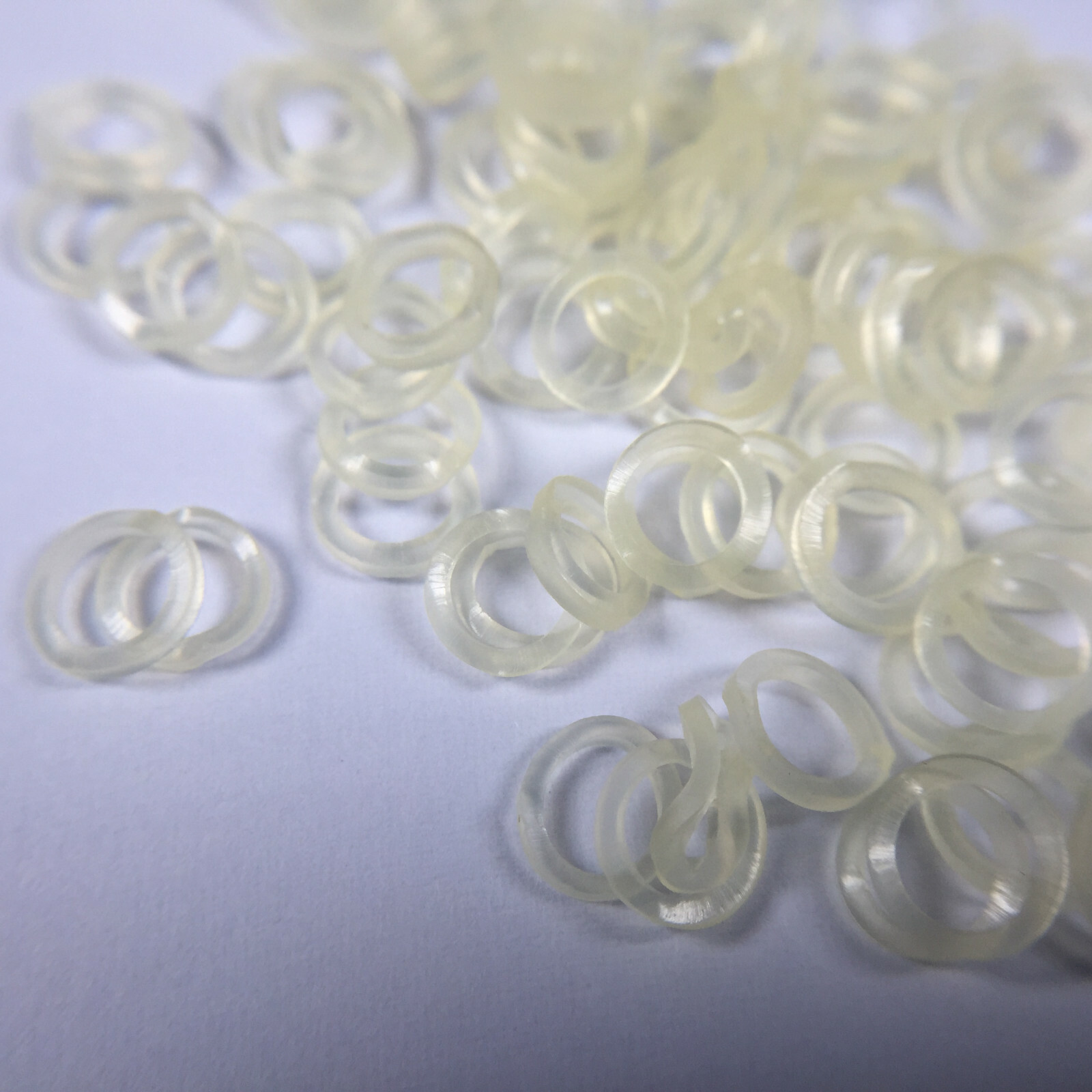 10bag ORMCO Zoo Pack Elastics bands Dental 3.5OZ 3/16" Rabbit Clear ...