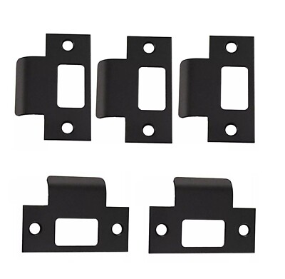 (5 Pieces) Door T Strike, Iron Black Steel KWIKSET 83028 | eBay