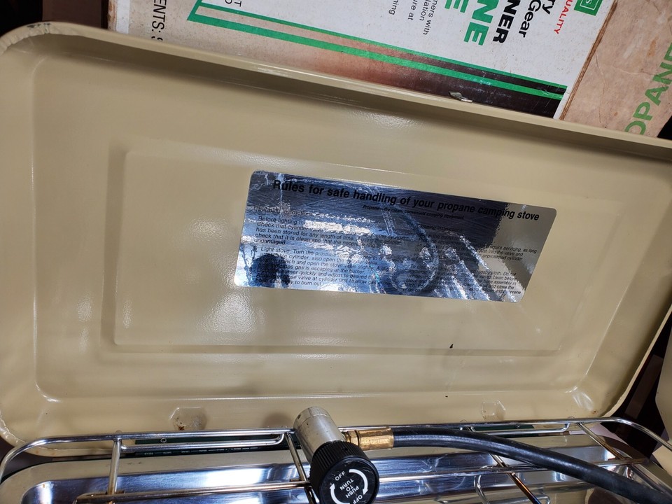 Sears 72772 hillary fieldgear two burner propane stove | eBay