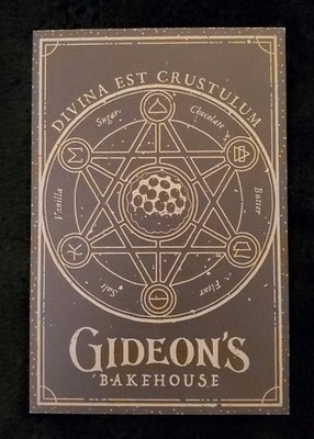 NEW RARE Gideons Bakehouse March 2021 Alchemy Menu Card | eBay