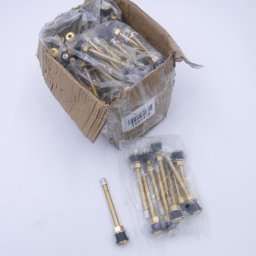 100 Pack TR572 Brass Truck Tire Valve Stem .625"Rim Hole Tubeless | eBay