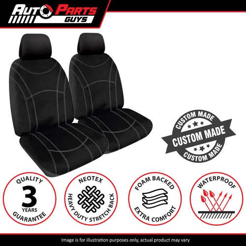 Neoprene Front Seat Covers fits Ford Ranger PX Xl, XLT Super Cab 09/11 ...