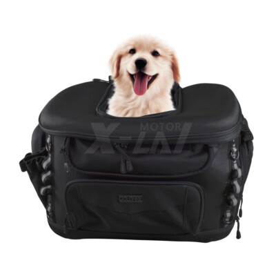 Weatherproof Motorcycle ATV UTV Large Pet Dog Cat Carrier Case Travel ...