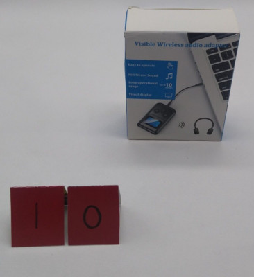 Visible wireless audio adapter Bluetooth 5.0 transmitter receiver for ...