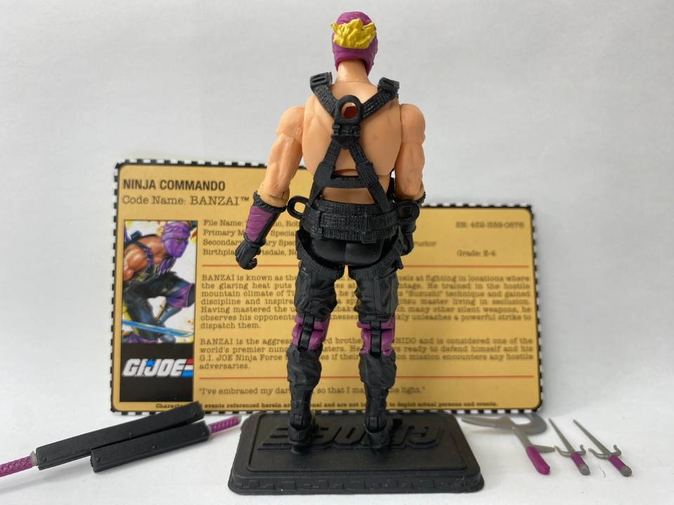 G.I. Joe Collector's Club FSS BANZAI Loose 3.75" Action Figure | eBay