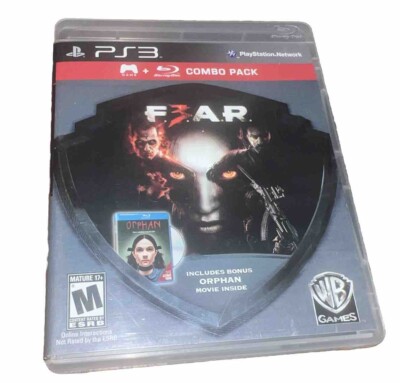 FEAR 3 F3AR + Orphan Blu-ray Combo Pack Playstation 3 PS3 - Missing ...