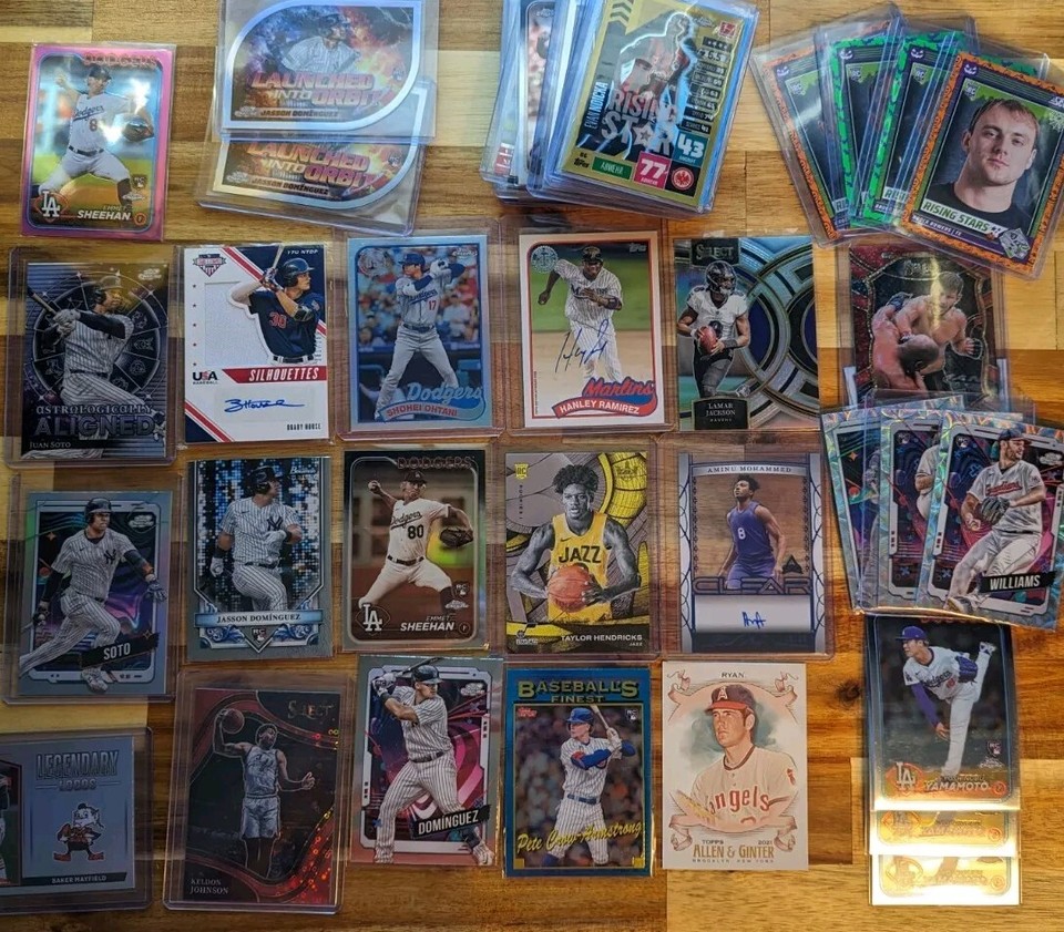 ENTIRE COLLECTION HUGE Card Lot 5,000+ Cards | Autos Rookies+ (See Pics ...