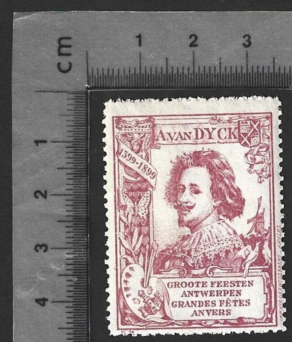 AOP Belgium 1899 poster stamp Van Dyck MNH | eBay