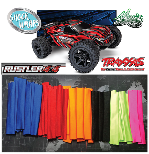 1/10 RC Shock Covers - *FITS* Traxxas Rustler & Arrma Vortex & 3s ...