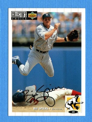 1994 Collector's Choice Silver Signature #264 Bill Spiers Brewers | eBay