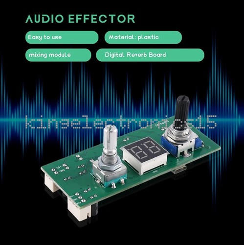 DSP Digital Reverberation Karaoke Reverb Board KTV Mixer Effector Anti-Whistling | eBay