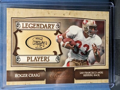 2007 Donruss Classics Football Rodger Craig Legendary Players LP-18 ...
