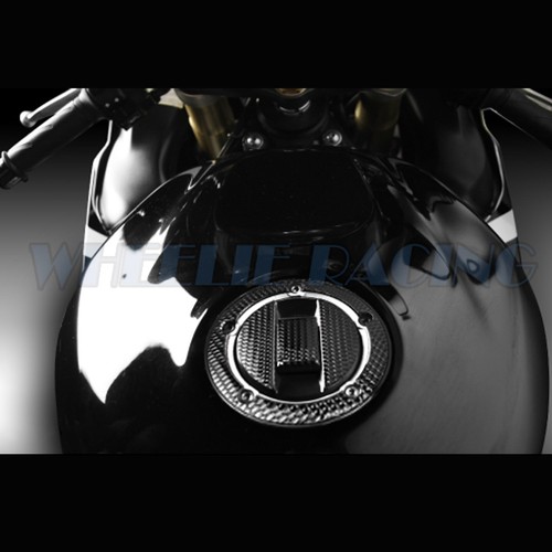 CHROMED BLUE&BLACK PRO GRIP FUEL TANK PAD+GAS CAP COVER 04-17 GSXR-600 ...