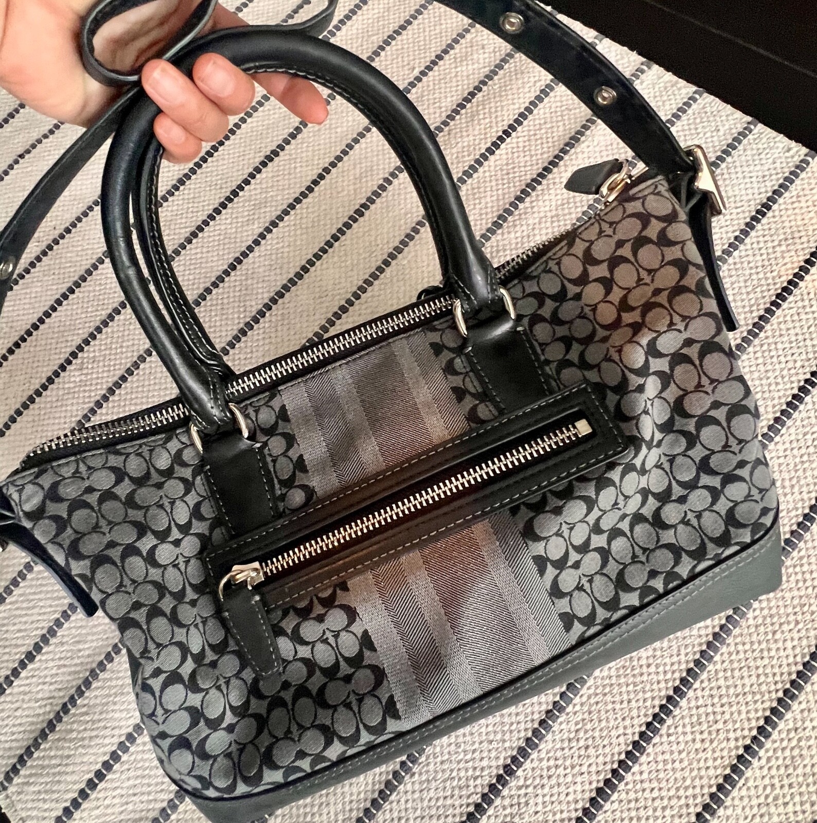 COACH SIGNATURE LEGACY MOLLY CONVERTIBLE SATCHEL - Gem