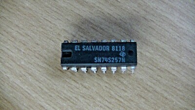 SN74S257N - QUAD 2-INPUT MUX WITH 3-STATE OUTPUT - CI DIP-16 - TEXAS ...
