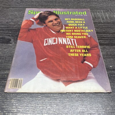 Tom Seaver Cincinnati Reds Sports Illustrated July 27th, 1981 No Label ...