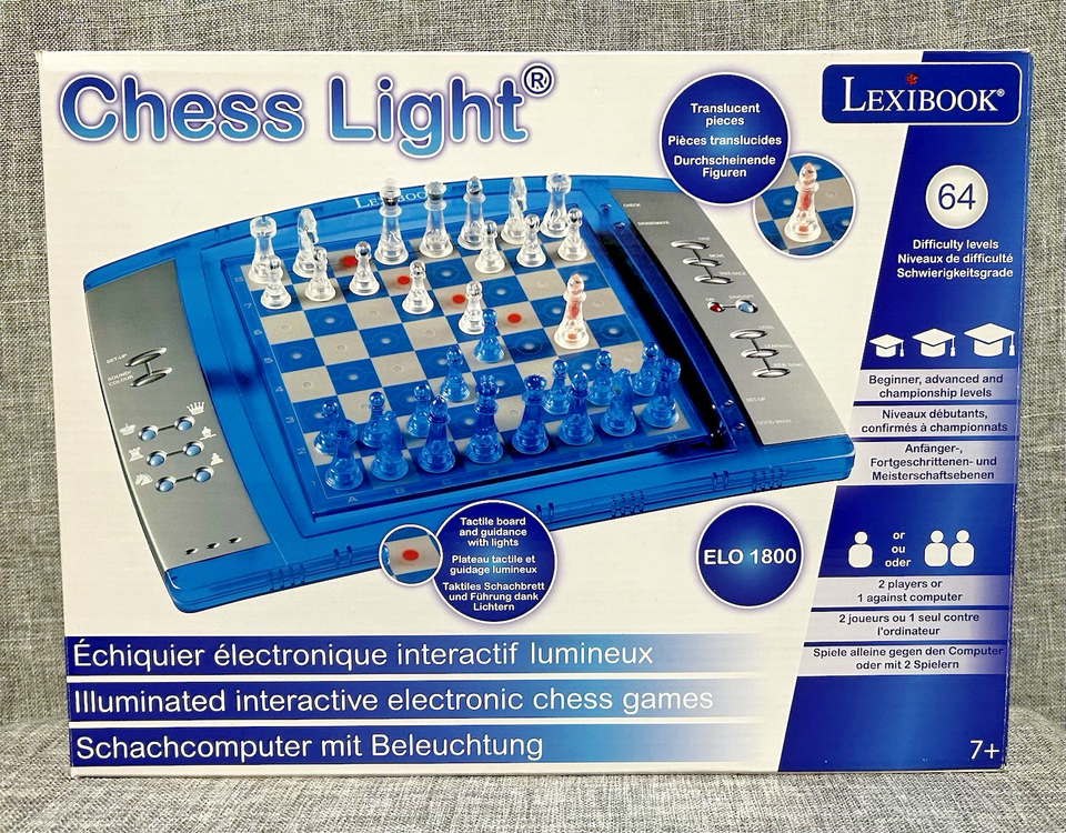 LEXIBOOK LCG3000 Chess Light Electronic Chess Game Touch Sensitive ...