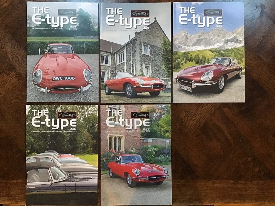 Jaguar E Type Club Magazines Bundle. 23 from Feb 2023 to Dec 2024 ...