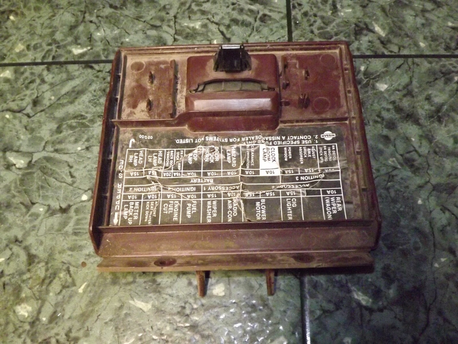 86-89 D21 Rare Nissan Hardbody truck Pathfinder V6 dash fuse panel ...