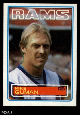 1983 Topps #91 Mike Guman Rams Penn St 8 - NM/MT | eBay