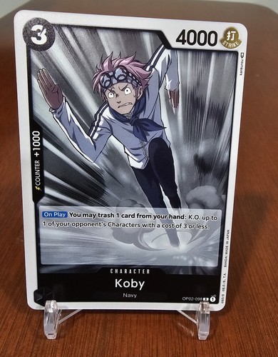 KOBY OP02-098 R - ENGLISH ONE PIECE PARAMOUNT WAR FOIL CARD | eBay