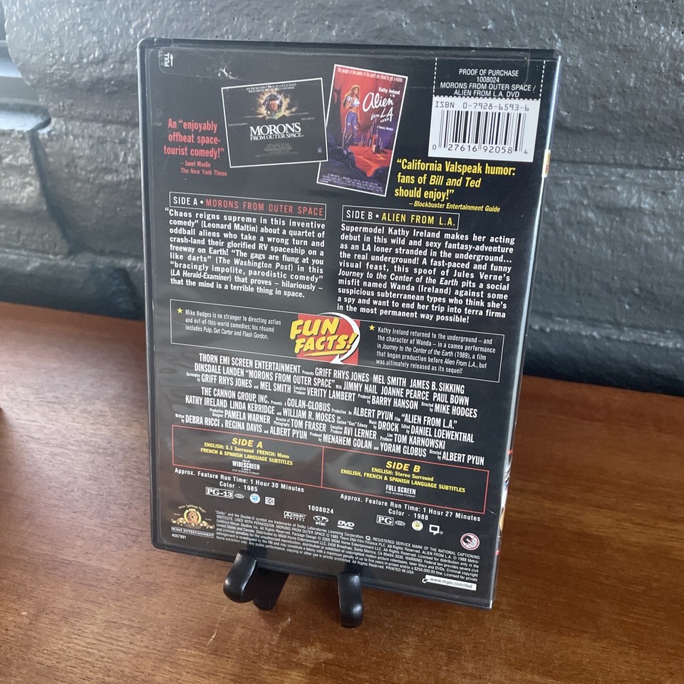 Morons from Outer Space/Alien from L.A. (DVD, 2005) MGM Midnite Movies ...