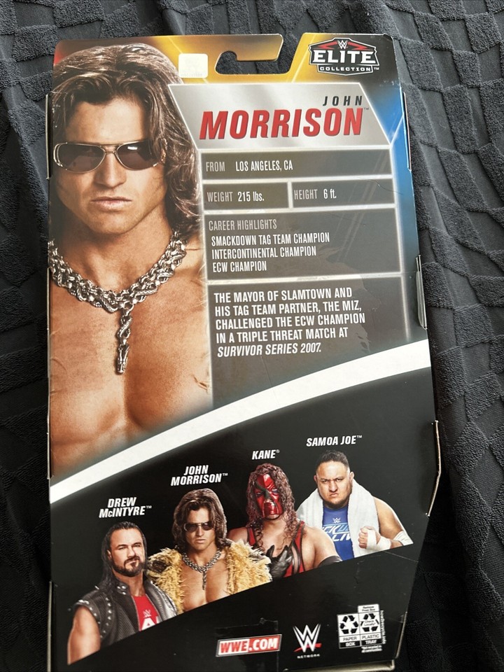 New WWE Elite John Morrison Wrestling Action Figure 7" Survivor Series ...