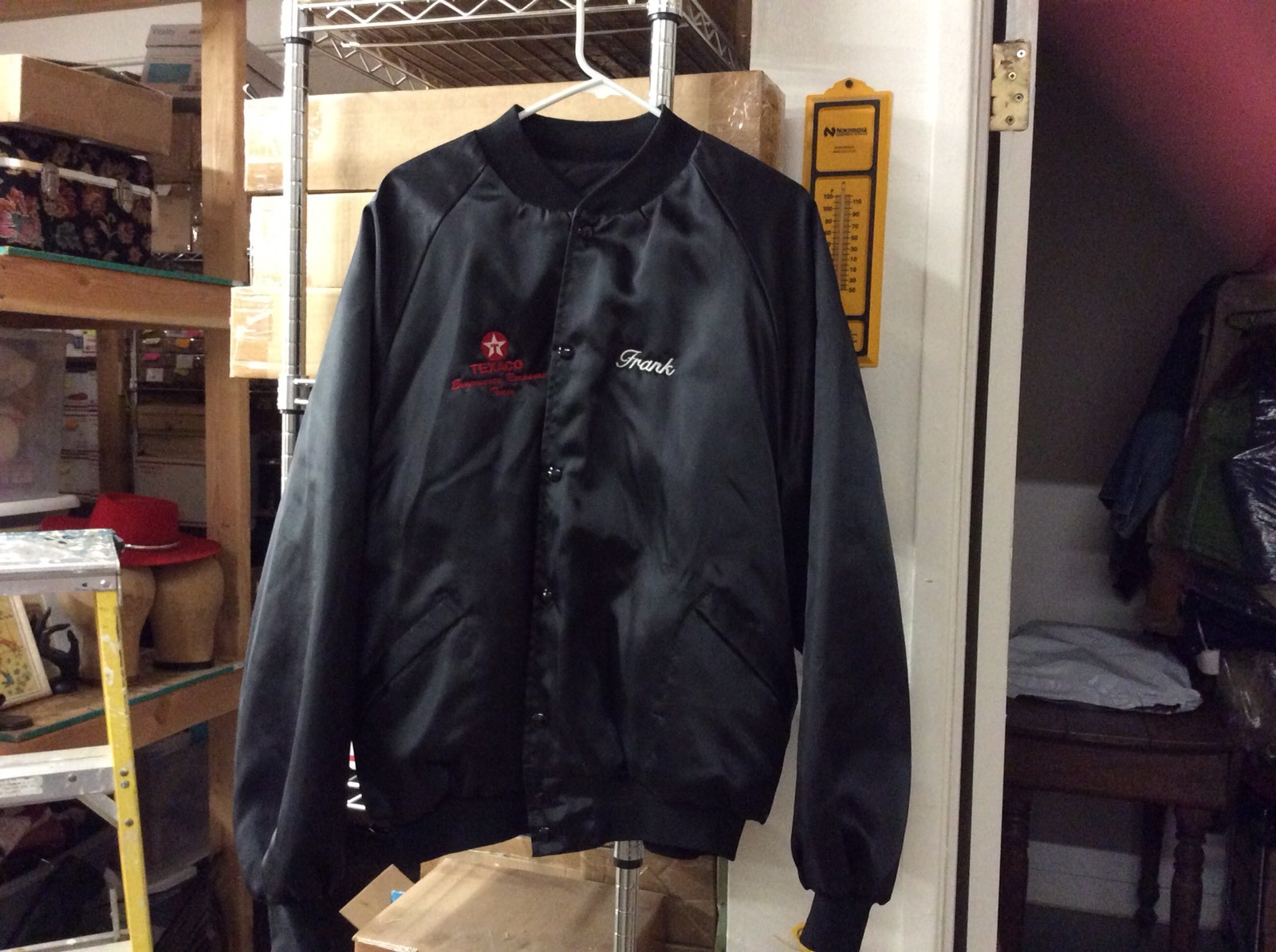 King Louie Pro Fit Satin Jacket - “Frank” Texaco Emer… - Gem