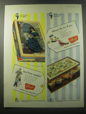 1955 Sharps Sweets and Toffees Ad - Between the two of you | eBay