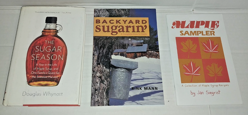 Lot 3 Maple Sugar books The Sugar Season Backyard Sugarin' Sampler ...