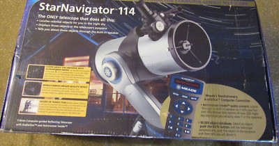 Meade, STAR-NAVIGATOR 114 ,Audio-Star ,Computer Guided, TALKING ...