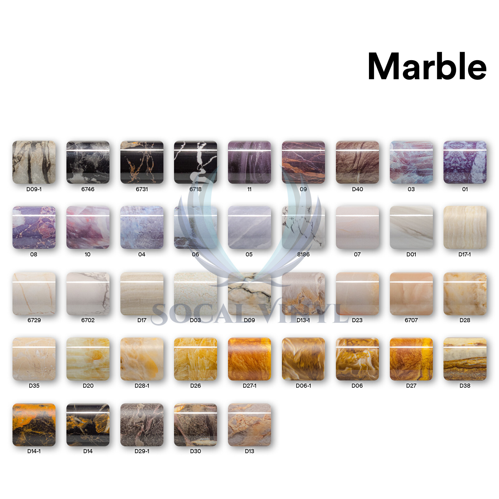 Gloss Marble Granite Vinyl Wrap Sticker Wallpaper Kitchen Home Counter ...