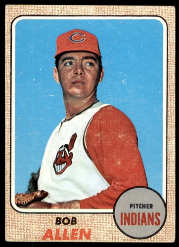 1968 Topps Bob Allen #176 Cleveland Indians | eBay